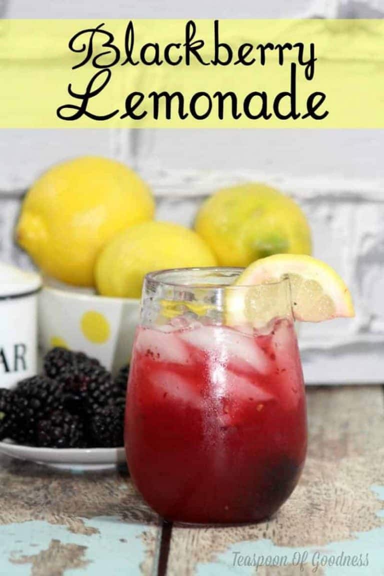 Blackberry Lemonade Recipe | Teaspoon Of Goodness