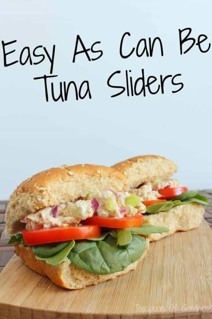 Easy As Can Be Tuna Sliders | Teaspoon Of Goodness