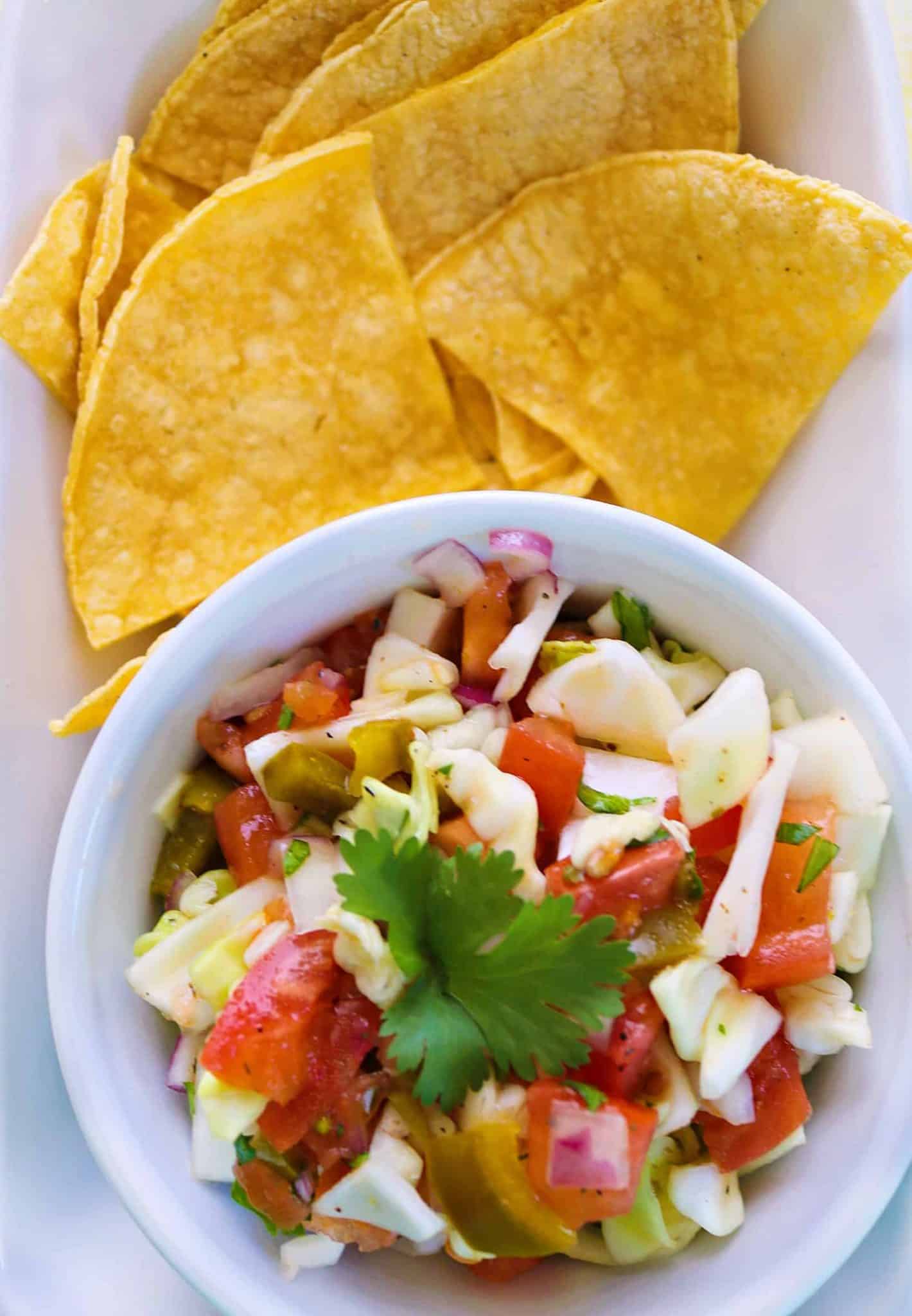 Crunchy Cabbage Salsa Recipe | Teaspoon Of Goodness