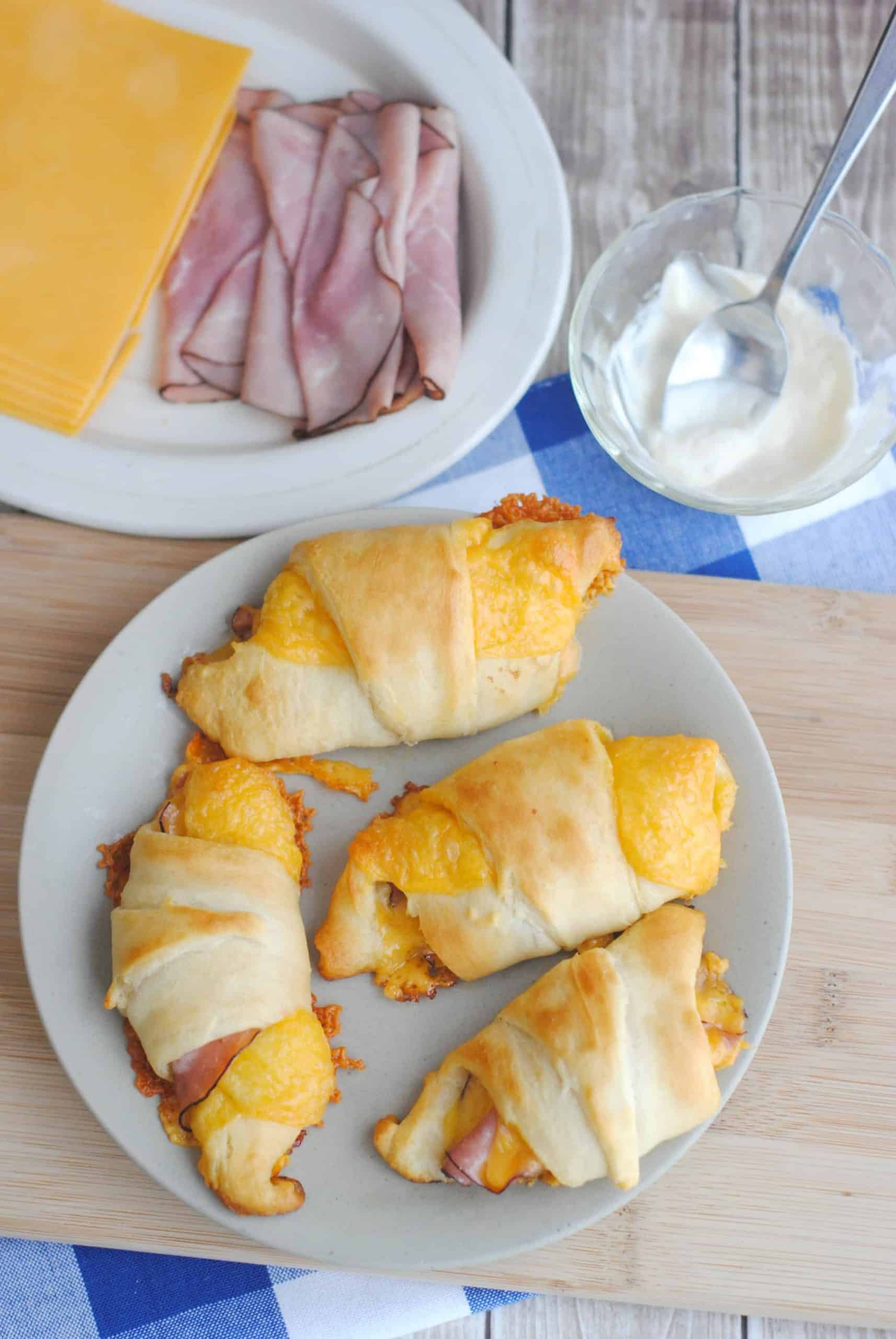 Ham & Cheese Croissant With A Twist | Teaspoon Of Goodness