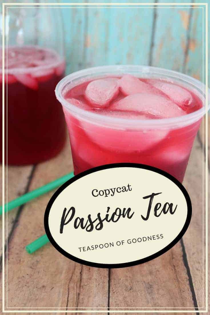Copycat Starbucks Passion Tea Lemonade Recipe | Teaspoon Of Goodness