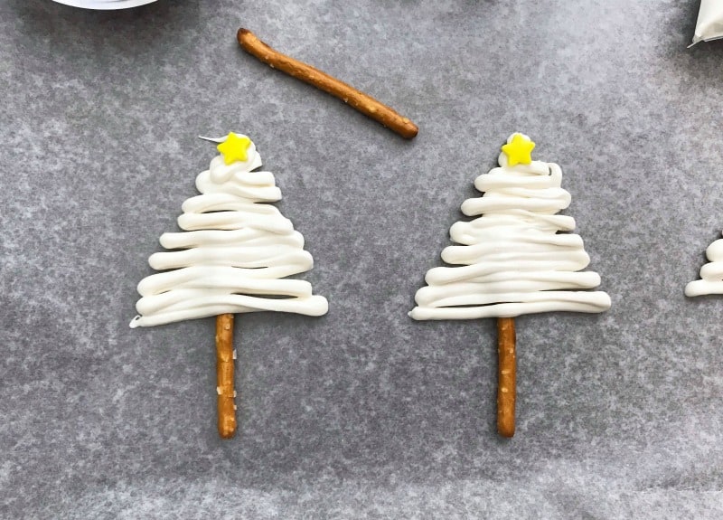 Baking With Kids: Candy Coated Pretzels Decorated Like Christmas Trees